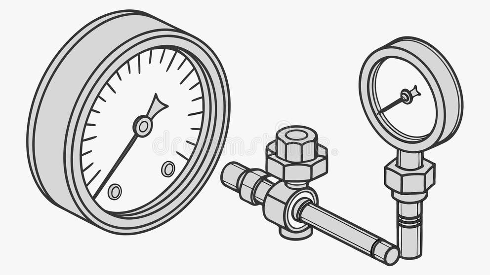 Interconnected Pressure Gauges Stock Illustrations – 108 Interconnected ...