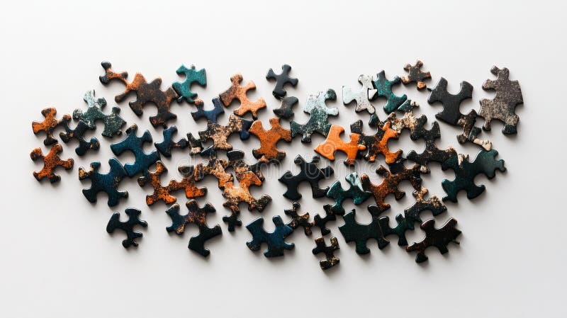 Interconnected Puzzle Pieces Form a Brain Symbolizing Autism ...