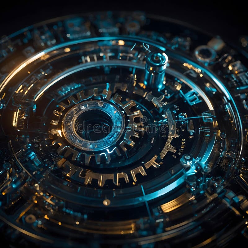 Interconnected Science and Technology Icons Representing Innovation and ...