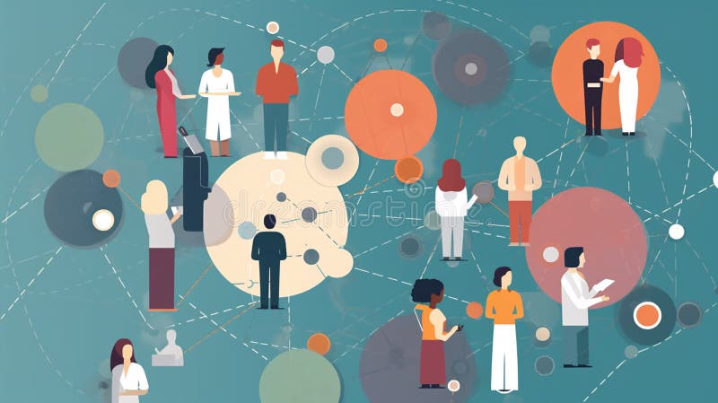 An Interconnected Web of Diverse it Professionals Collaborating on a ...