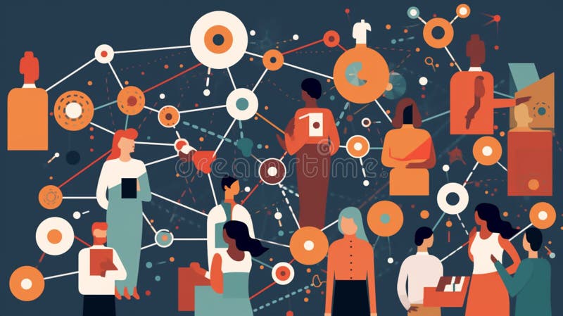 An Interconnected Web of Diverse it Professionals Collaborating on a ...