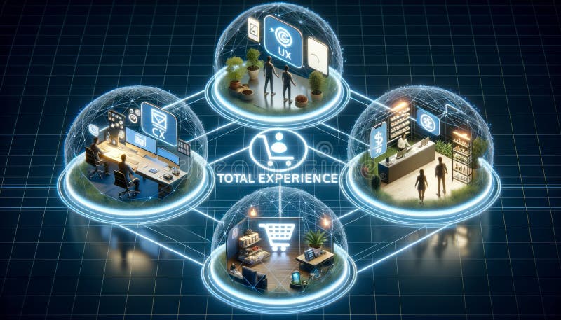 Interconnected Web of Total Experience Bridging UX CX and EX in a ...