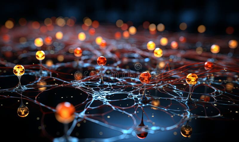 Interconnected Wires in Complex Network Stock Photo - Image of ...