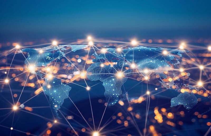 Interconnected World of Business, Global Marketplace S Dynamism Stock ...