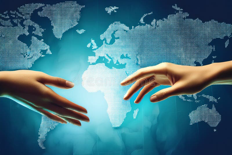 Interconnected World stock image. Image of communication - 382872029