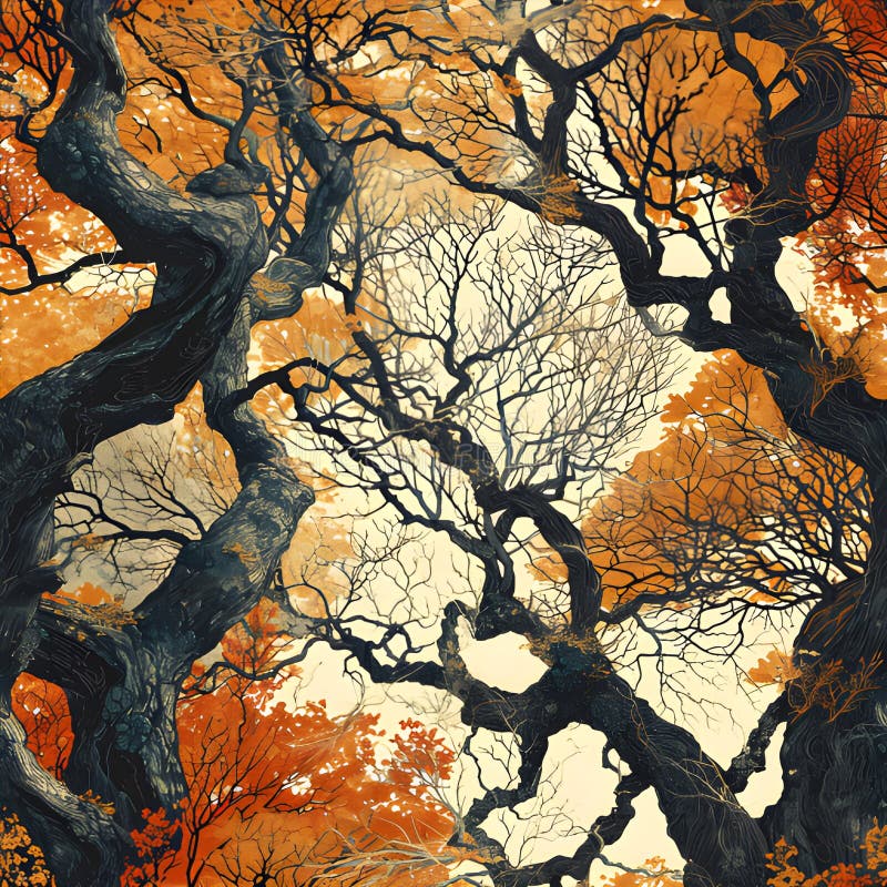 Interconnectedness of Tree Roots Beneath the Forest Floor. Utilize a ...