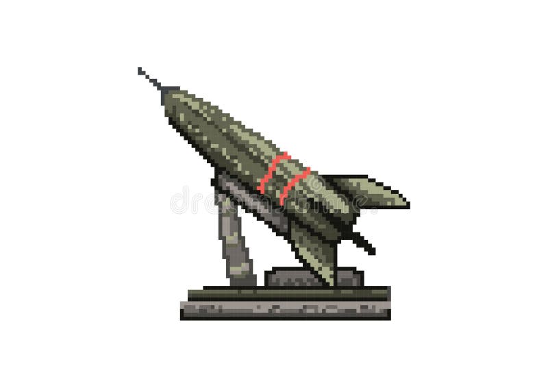 Intercontinental Ballistic Missile. Vector Illustration Decorative ...