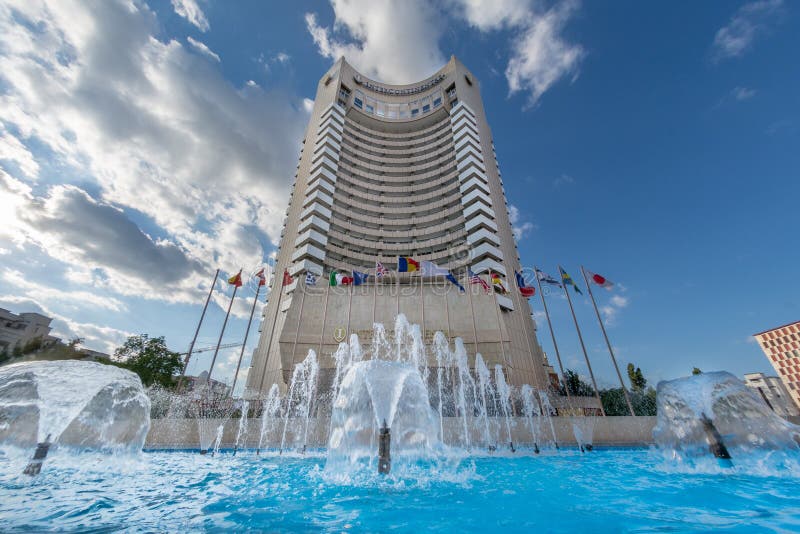 Bucharest Intercontinental Hotel , Romania Editorial Stock Image ...