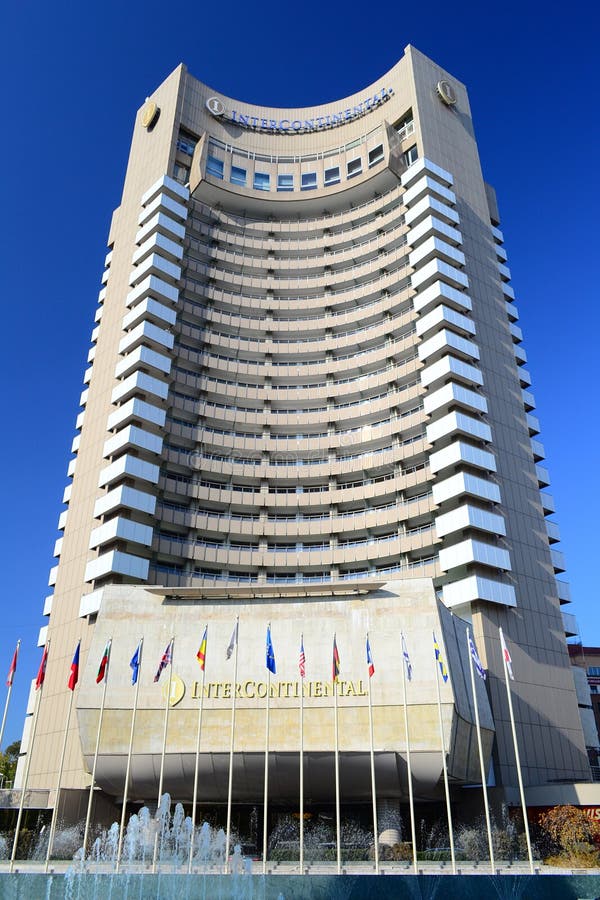 Intercontinental Hotel editorial image. Image of exterior - 21888730