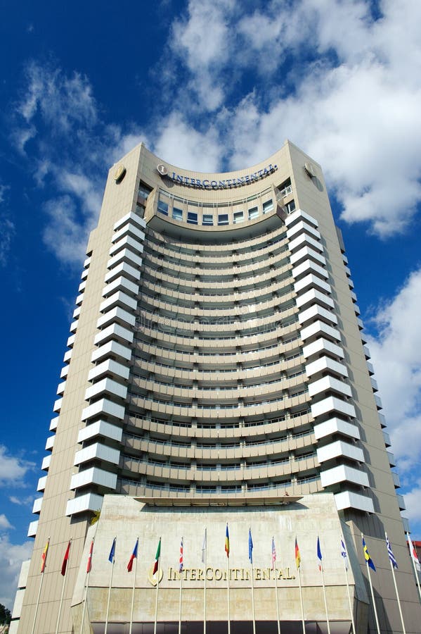 Intercontinental Hotel editorial image. Image of exterior - 21888730