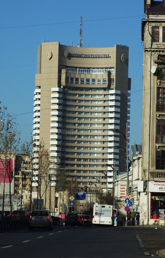 InterContinental Hotel editorial stock image. Image of winter - 63317439