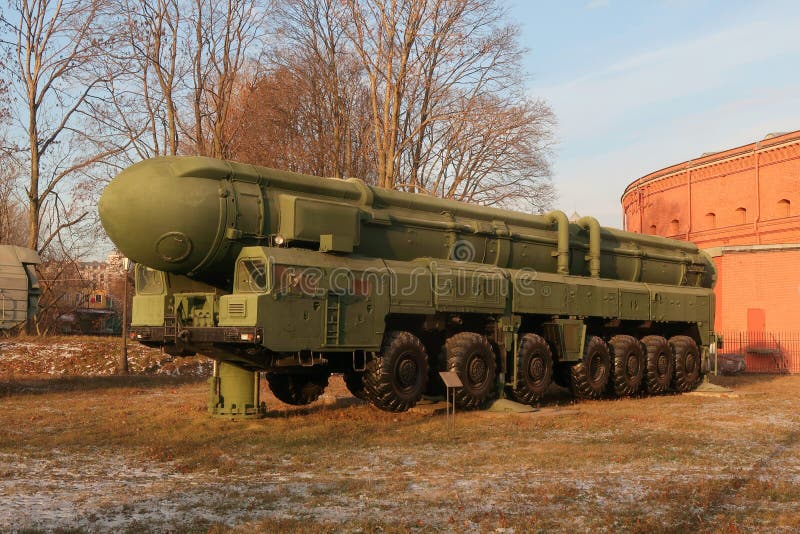 Intercontinental Russian Missile System Topol Stock Image - Image of ...