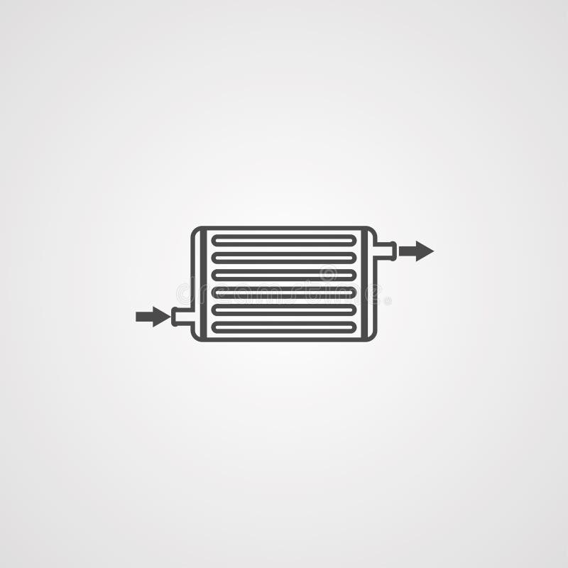 Intercooler Vector Icon Sign Symbol Stock Vector - Illustration of plug ...