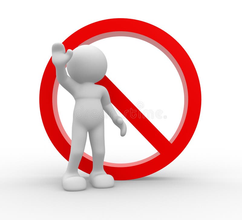 Interdiction sign stock illustration. Illustration of symbol - 23690709