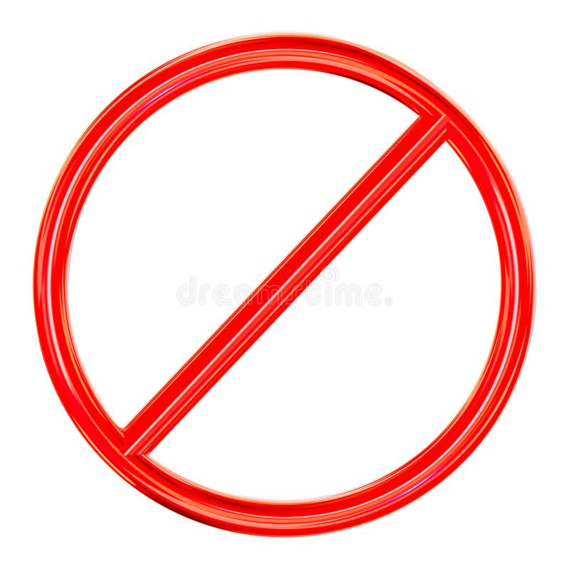 Interdiction symbol stock illustration. Illustration of symbol - 12403020