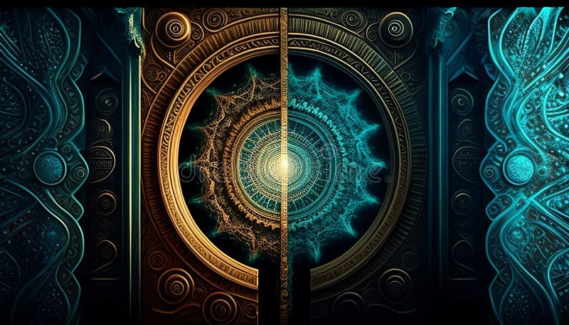 Interdimensional Portal - Earth S Magnetic Pole, Made with Generative ...