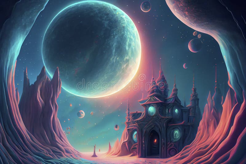 Interdimensional Travel and Parallel Universes, Ai Illustration Stock ...