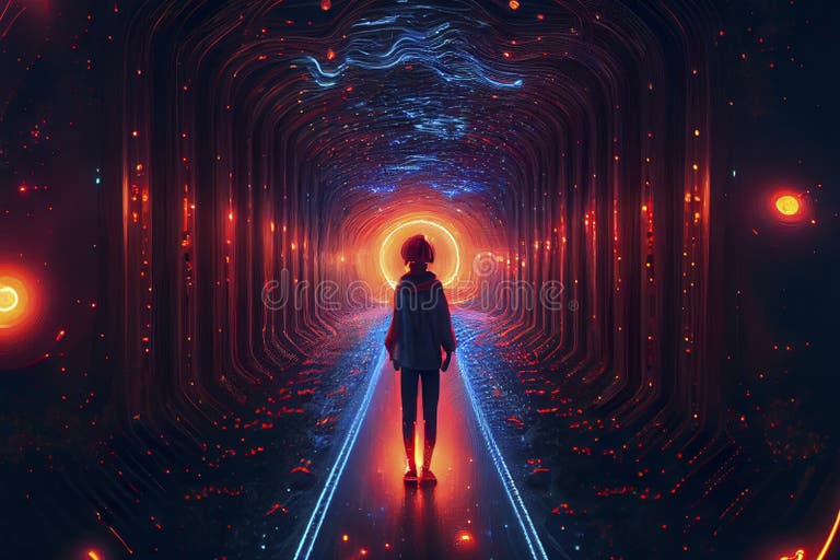 Interdimensional Travel and Parallel Universes, Ai Illustration Stock ...