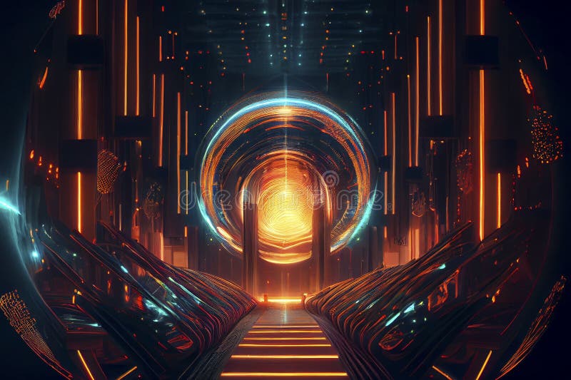 Interdimensional Travel and Parallel Universes, Ai Illustration Stock ...