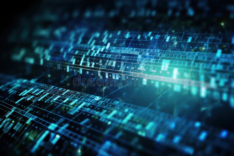 Science Background with DNA Sequences and Statistics that Visually ...