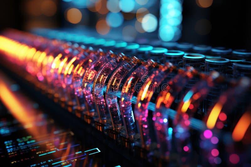 Science Background with DNA Sequences and Statistics that Visually ...