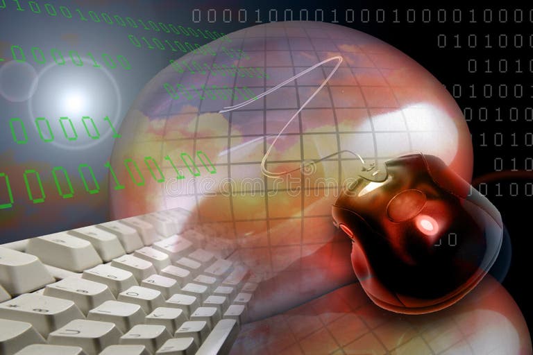 Interenet stock illustration. Illustration of digit, array - 332435