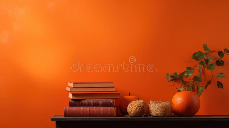 Interest orange backdrop stock illustration. Illustration of appealing ...
