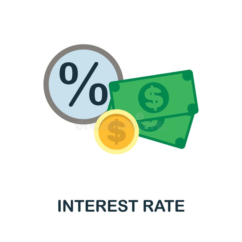 Interest Rate Line Icon. Monochrome Simple Interest Rate Outline Icon ...