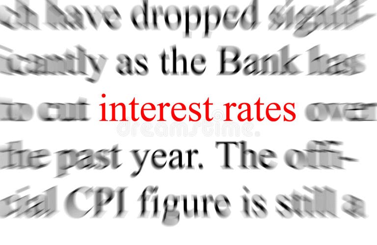 Interest rates stock illustration. Illustration of purchase - 9429450