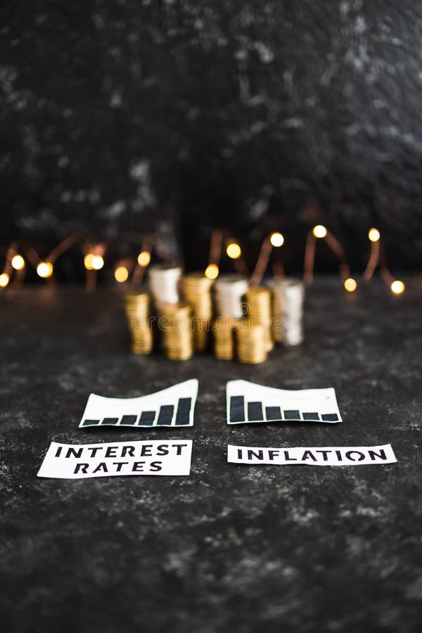 Interest Rates and Inflation Texts and Graphs Showing Rates Going Up ...
