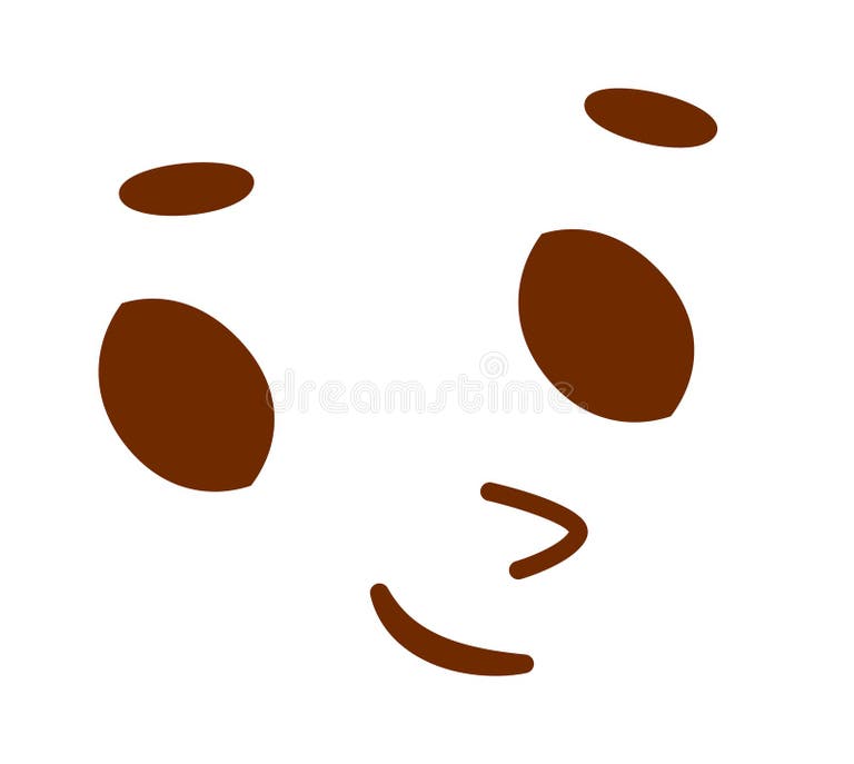 Interested Character Face stock vector. Illustration of interested ...