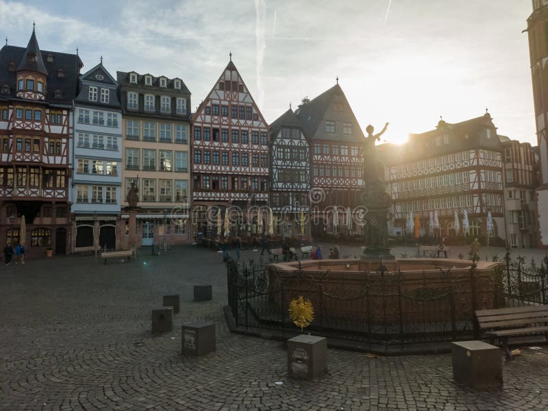 The Interesting Architecture of Romerberg Square Located in Frankfurt ...