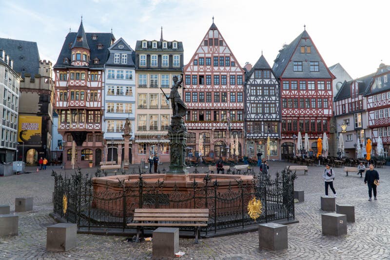 The Interesting Architecture of Romerberg Square Located in Frankfurt ...