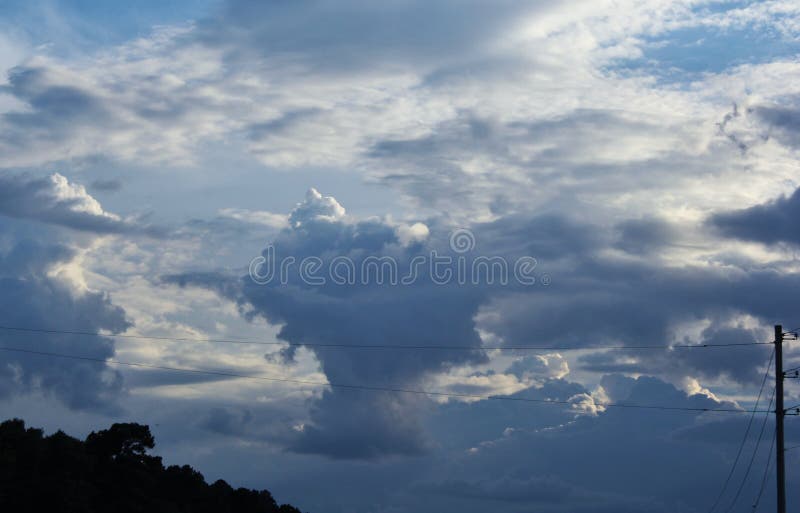 Interesting Cloud Formations Stock Photo - Image of travel, tourism ...
