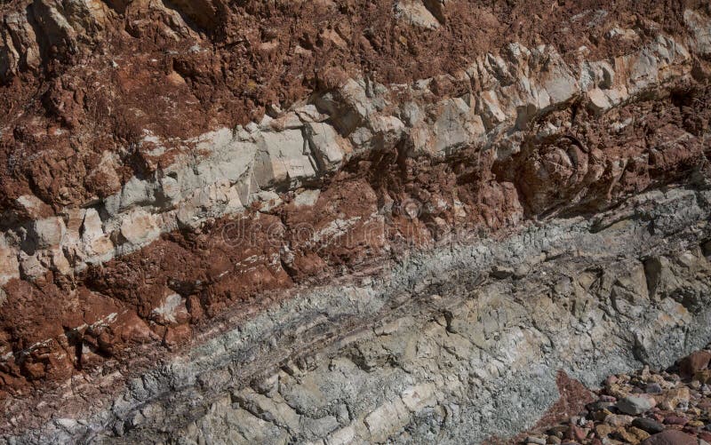 Interesting Colored and Textured Rock Stock Photo - Image of grunge ...