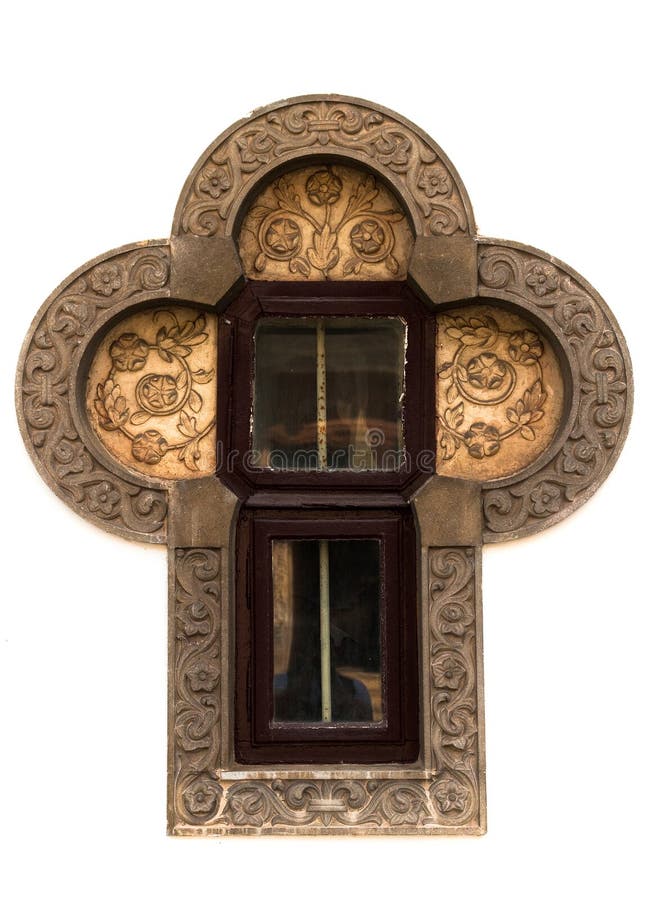 Interesting Cross-shaped Window Stock Image - Image of cross, beautiful ...