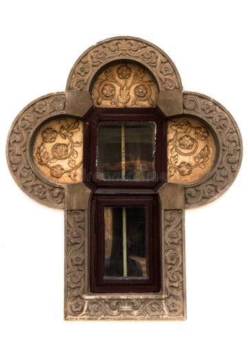 Interesting Cross-shaped Window Stock Image - Image of cross, beautiful ...
