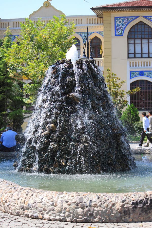 Interesting Fountain in Konya, Turkey Stock Image - Image of tourism ...