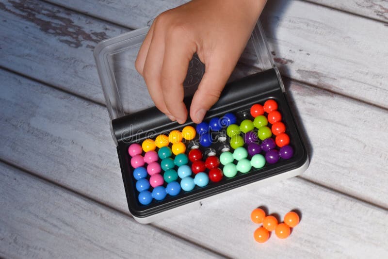 Interesting Game for Children To Develop Memory and Intelligence. Stock ...