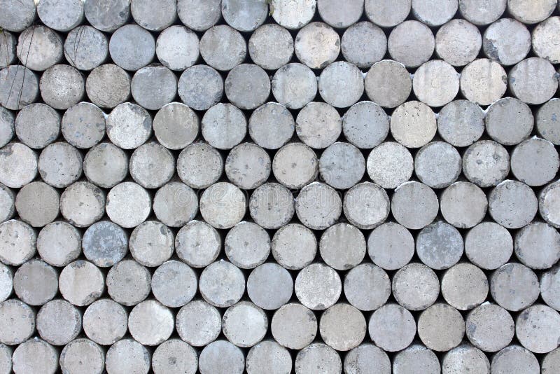 Interesting Gray Cylinder Wall Stock Image - Image of unique ...