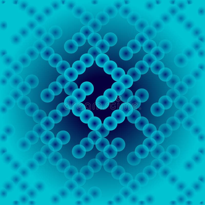 Interesting Grid of Molecules we Can See through a Microscope Stock ...