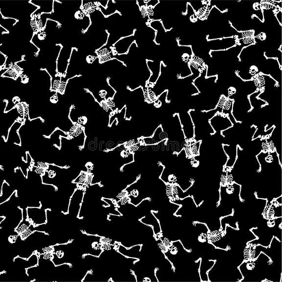 Interesting Human Bone Pattern, Stock Vector - Illustration of skeleton ...