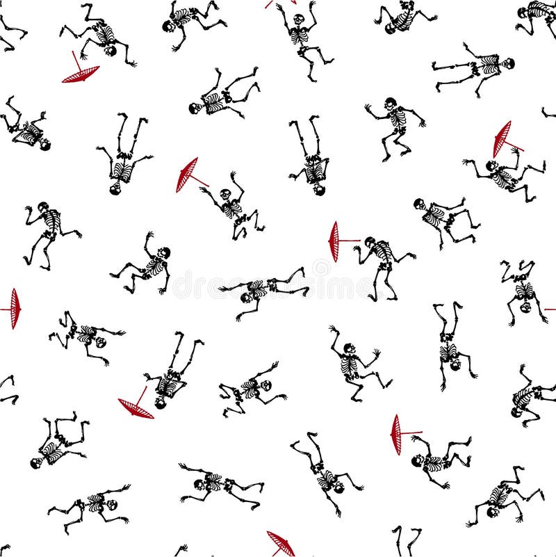 Interesting Human Bone Pattern, Stock Vector - Illustration of dead ...