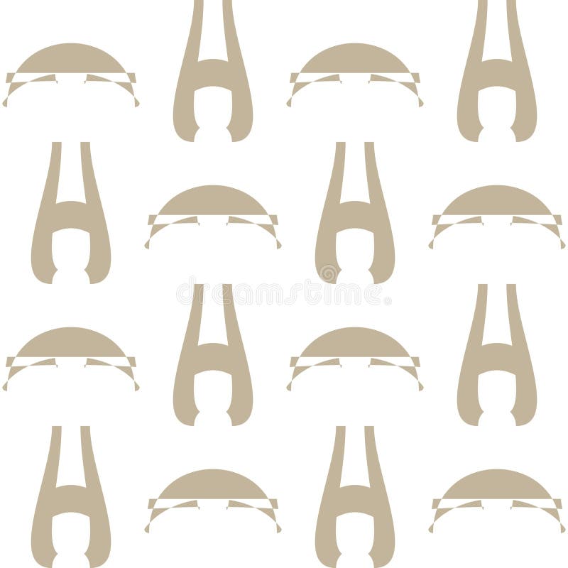 Interesting Iconic Pattern in White Isolated Background Stock Vector ...