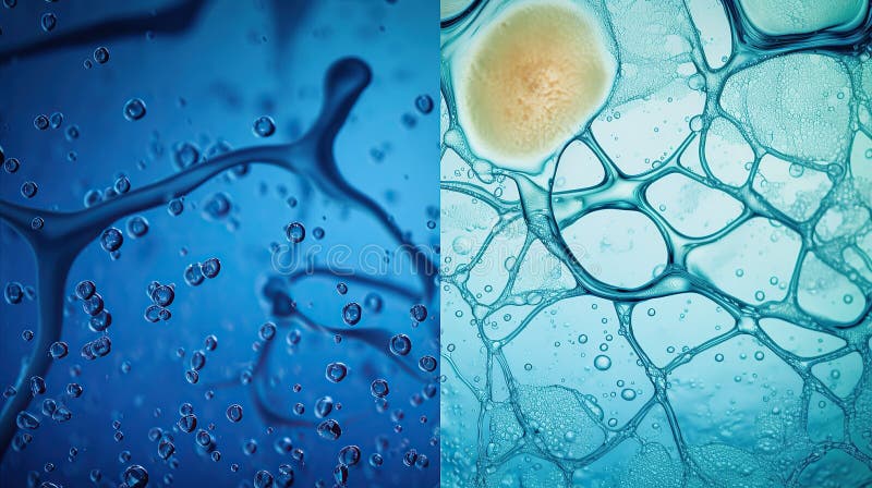 An Interesting Image Divided in Half Cells Stock Illustration ...