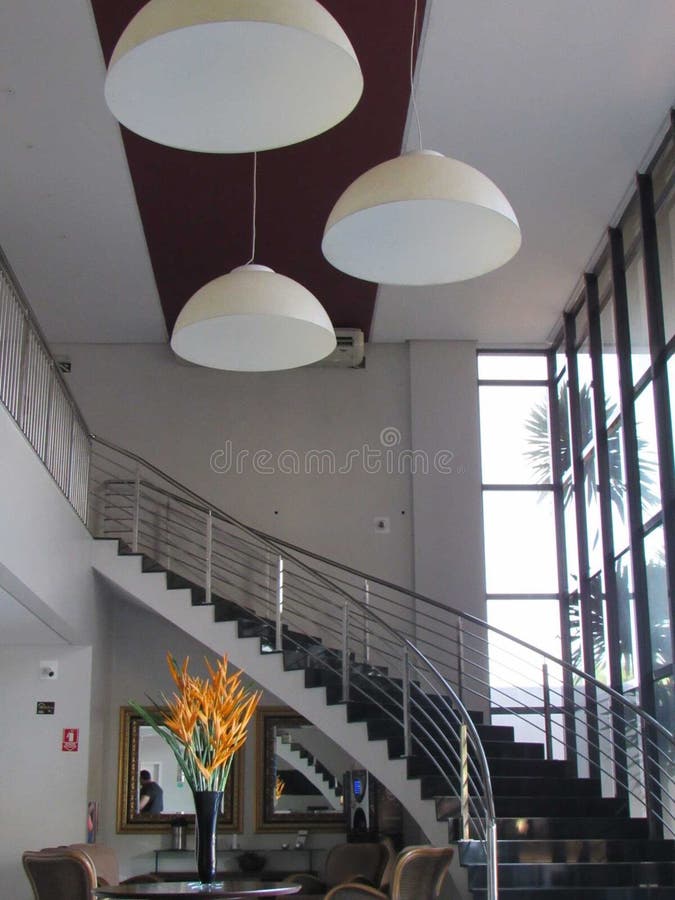 Interesting Internal Design Stock Image - Image of room, handrail ...