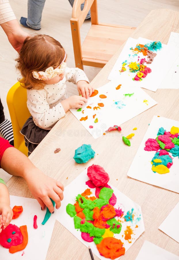 Interesting Lesson Modeling Stock Image - Image of clay, creativity ...