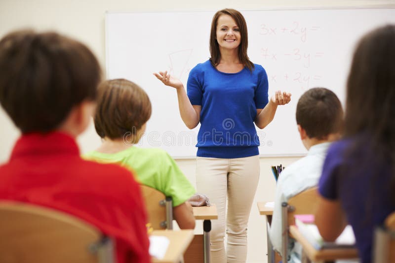 During the Interesting Lesson Stock Photo - Image of kids, knowledge ...