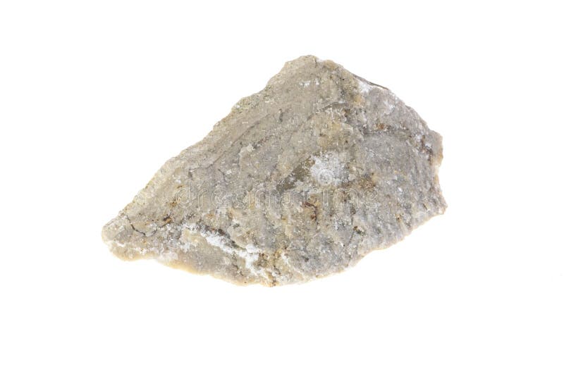 Interesting Limestone on a White Isolated Background Stock Photo ...