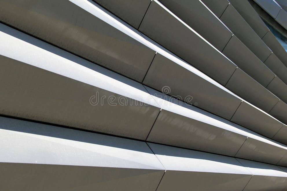 Interesting Lines in Contemporary Architecture Stock Image - Image of ...